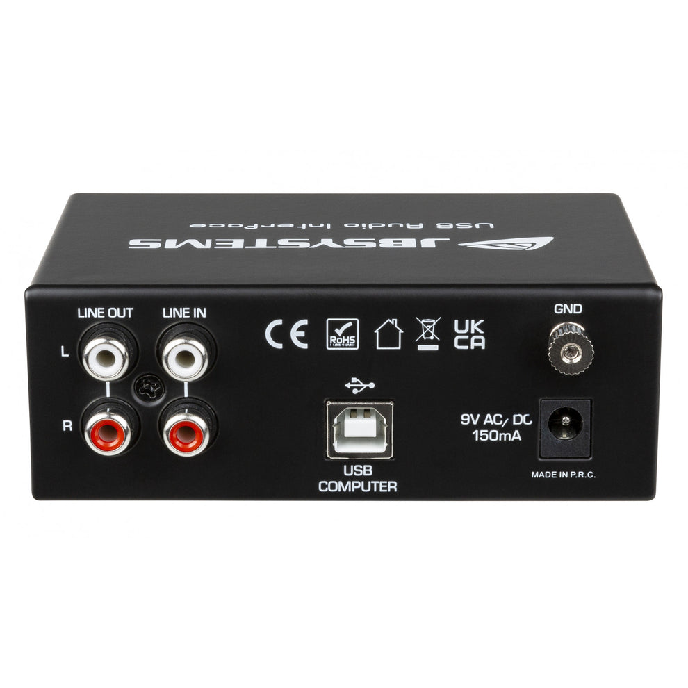 JB Systems - USB AUDIO INTERFACE – SONOLENS.FR